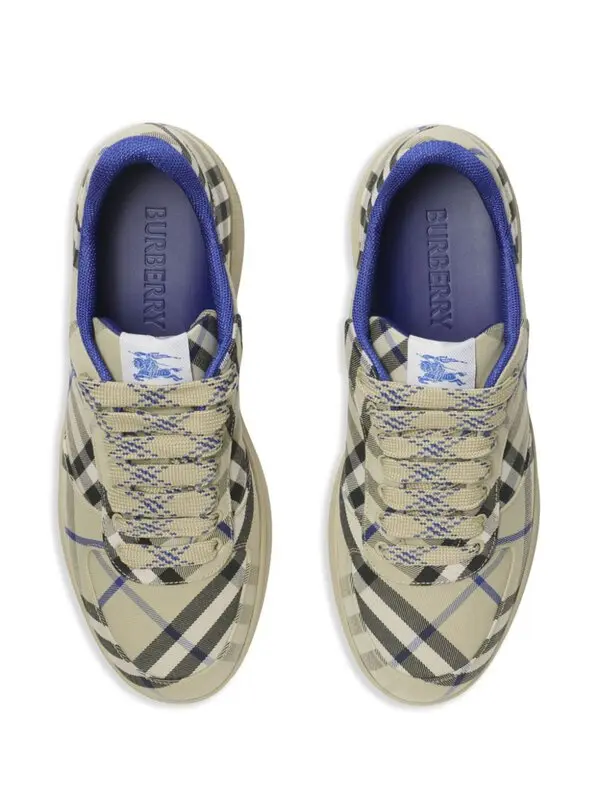 Burberry Terrace Vintage Check Low-top Sneakers - Neutrals