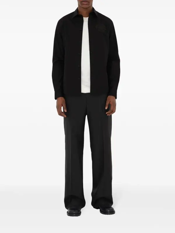 Burberry Logo-embroidered Polo Shirt