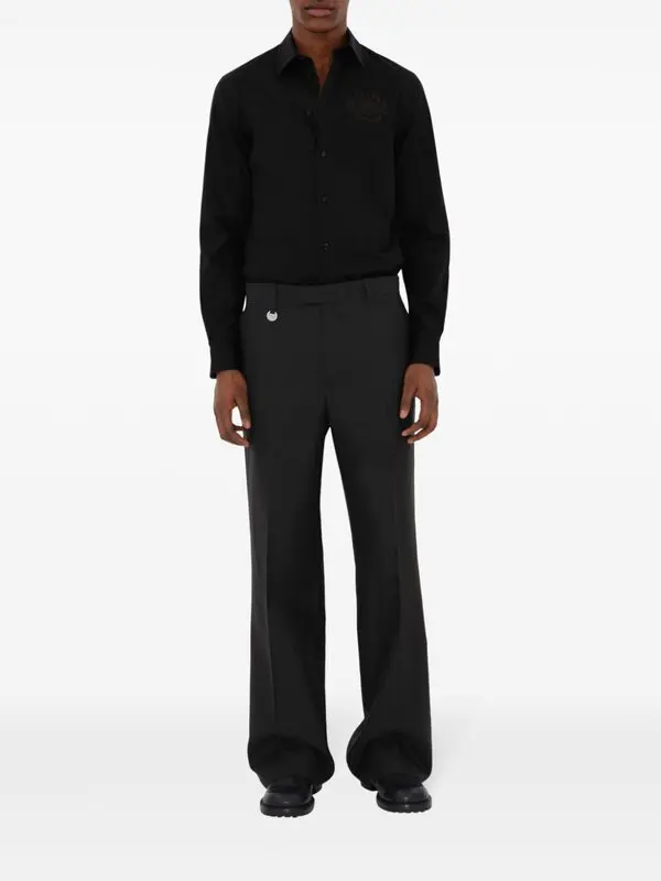 Burberry Logo-embroidered Polo Shirt