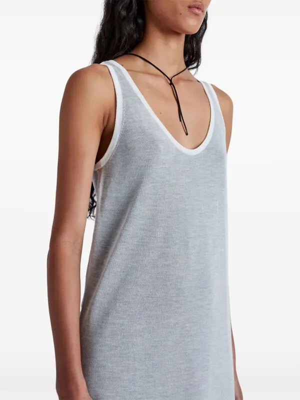 Proenza Schouler White Label Knitted Scoop-neck Dress
