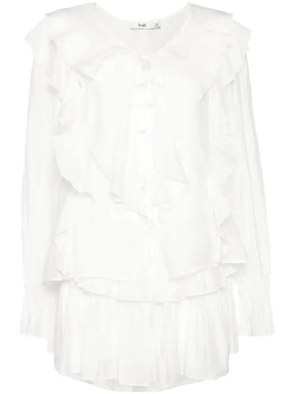 B+AB Ruffled Muslin Co-ord Set