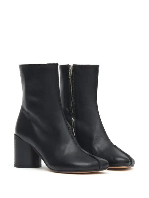 MAISON MARGIELA Leather Ankle Boots - Black