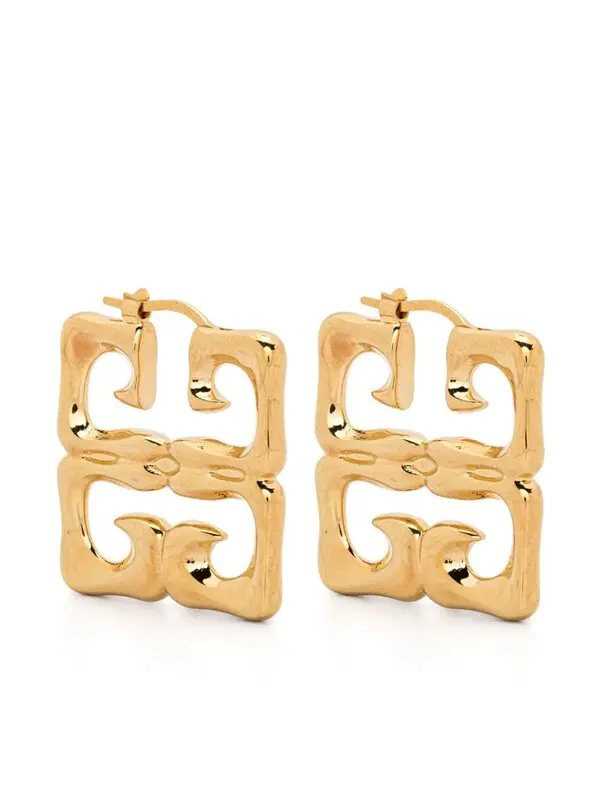 Givenchy 4g Liquid Hoop Earrings - Gold