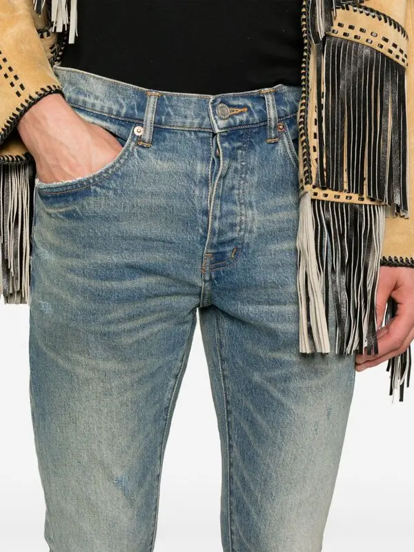 PURPLE BRAND P001 Vintage Denim Jeans - Blue