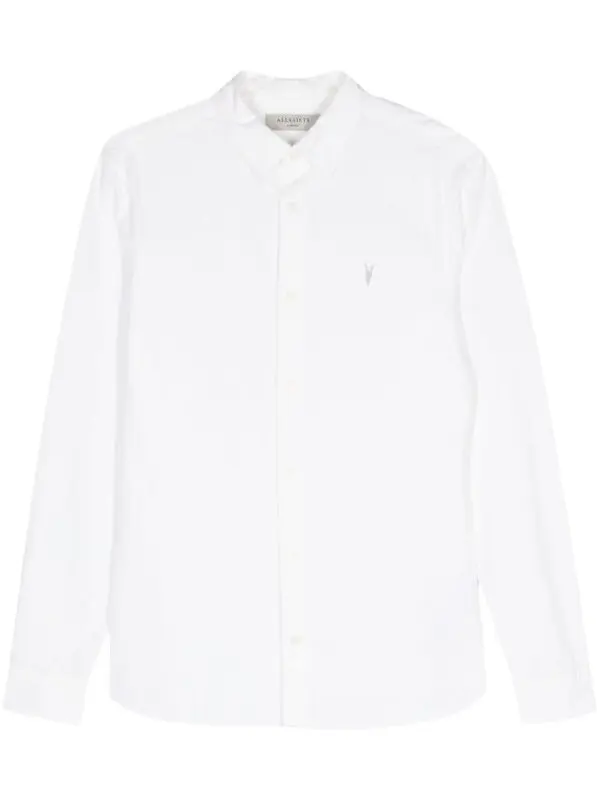 ALLSAINTS Lovell Cotton Shirt - White