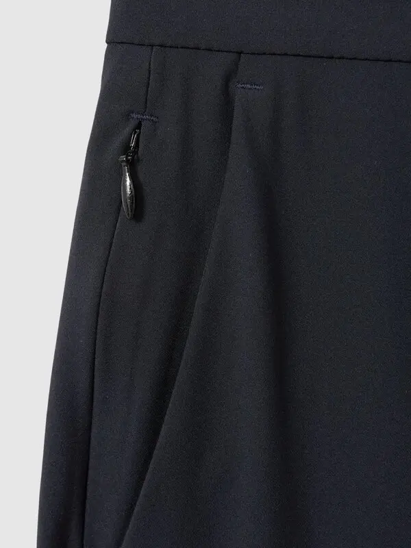 REISS Split Technical Trousers - Navy