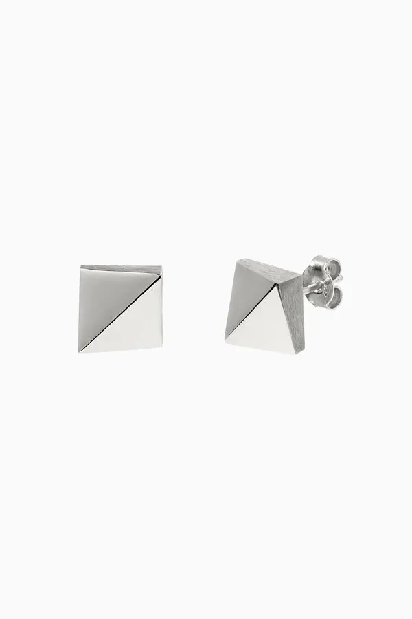 ETIQ Deconstruct Stud Earrings - Gold