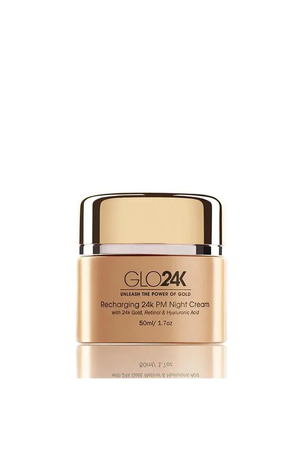 GLO24K Recharging 24k Pm Night Cream - Gold