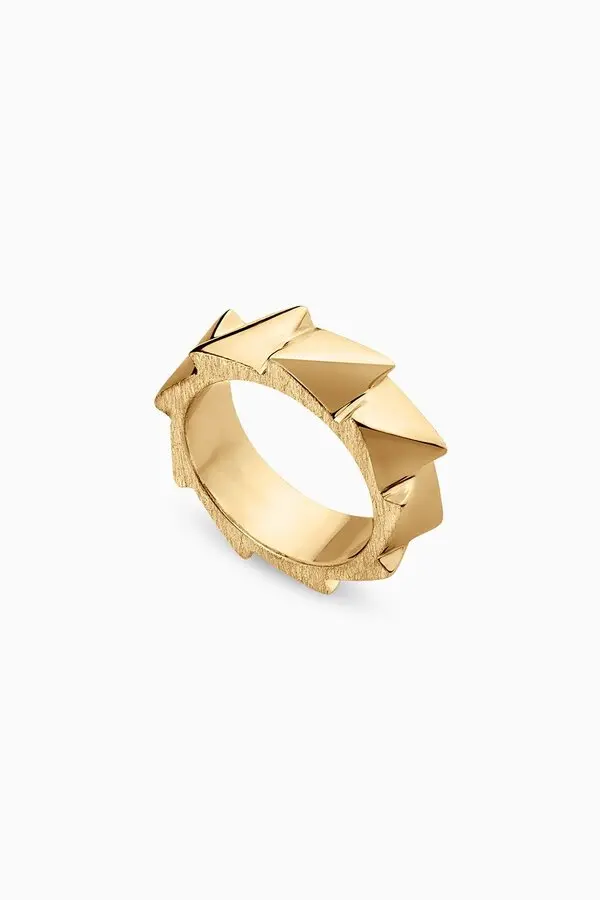 ETIQ Name Deconstruct Ring - Gold
