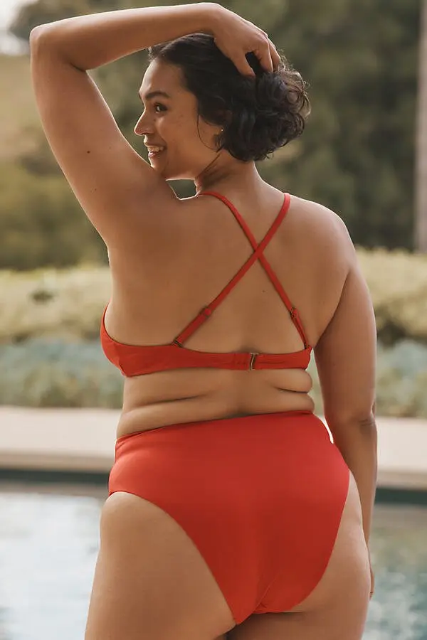 ANDIE Swim Plus Valencia Bikini Top - Red