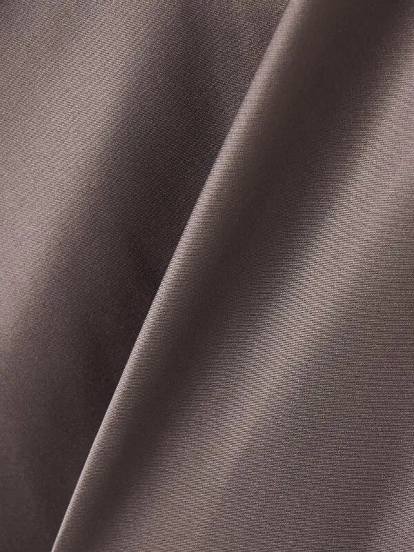 ANINE BING Eliana Silk-charmeuse Midi Dress
