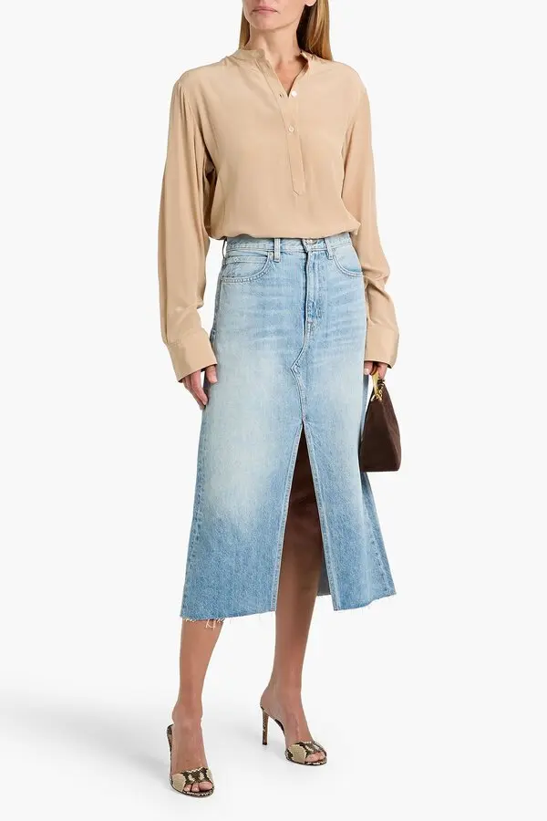 Stella McCartney Eva Silk Crepe De Chine Blouse