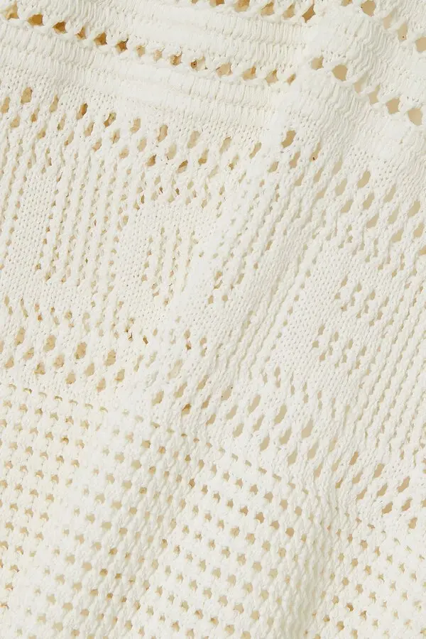 Stella McCartney Crocheted Cotton Mini Dress
