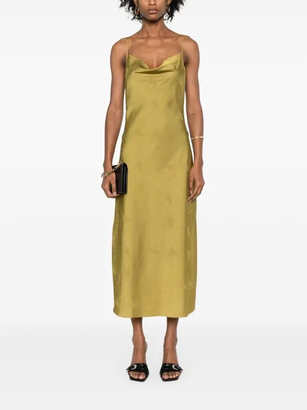 ALLSAINTS Hadley Patterned Jacquard Midi Dress