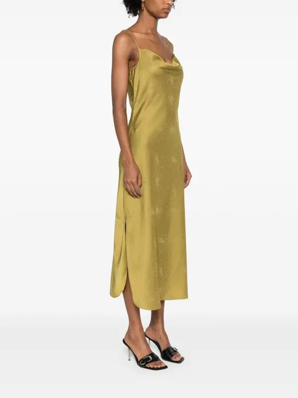 ALLSAINTS Hadley Patterned Jacquard Midi Dress