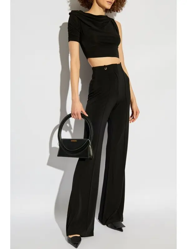 Jacquemus Le Pantalon Drapé Flared Trousers
