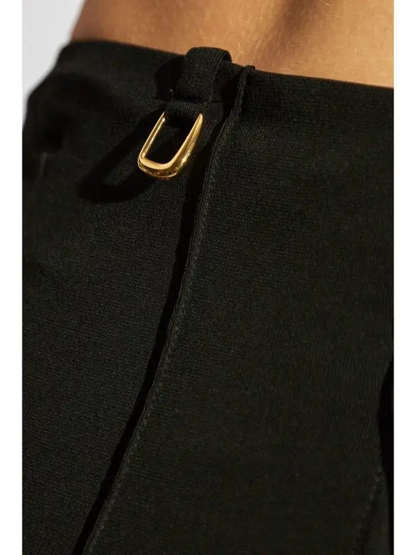 Jacquemus Le Pantalon Drapé Flared Trousers