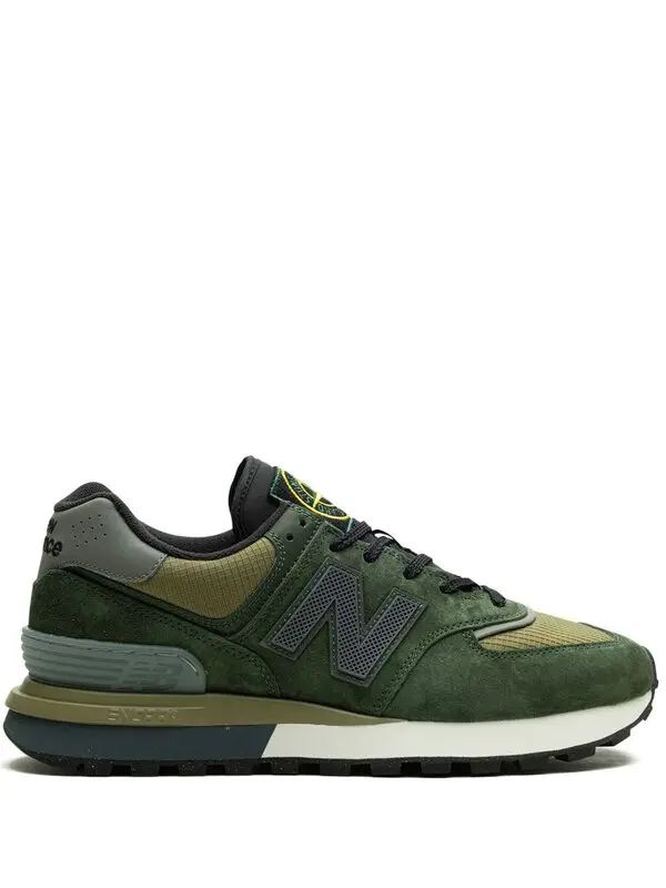 NEW BALANCE X Stone Island 574 Legacy Sneakers - Green