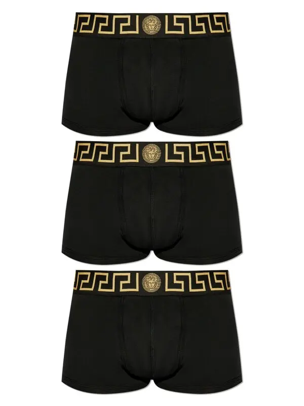 Versace Greca Border Boxers - Black