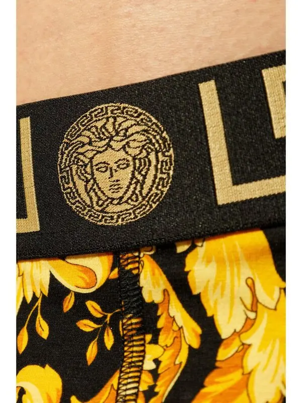 Versace Barocco Print Greca-border Boxers