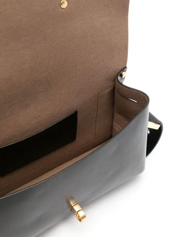 Allsaints Miro Leather Crossbody Bag - Black | Editorialist