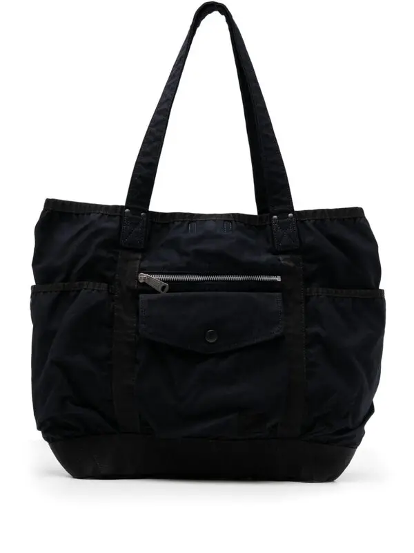 PORTER-YOSHIDA & CO Crag Panelled Tote Bag - Blue