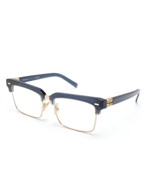 Miu Miu Rectangle Frame Glasses