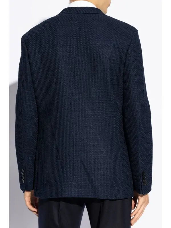 Etro Notched-lapel Single-breasted Blazer - Blue