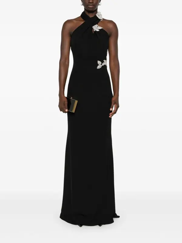 CRISTALLINI Sequin-embellished Maxi Dress