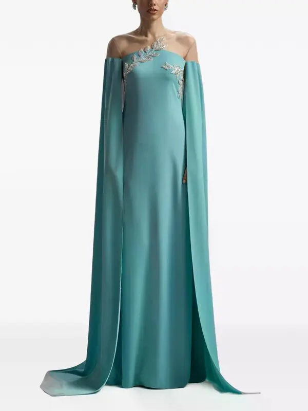 CRISTALLINI Kassandra Maxi Dress - Blue