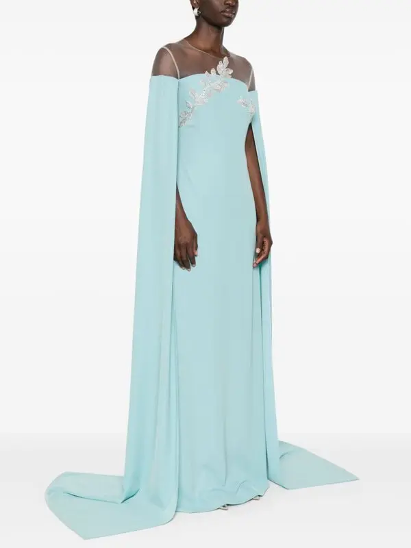 CRISTALLINI Kassandra Maxi Dress - Blue