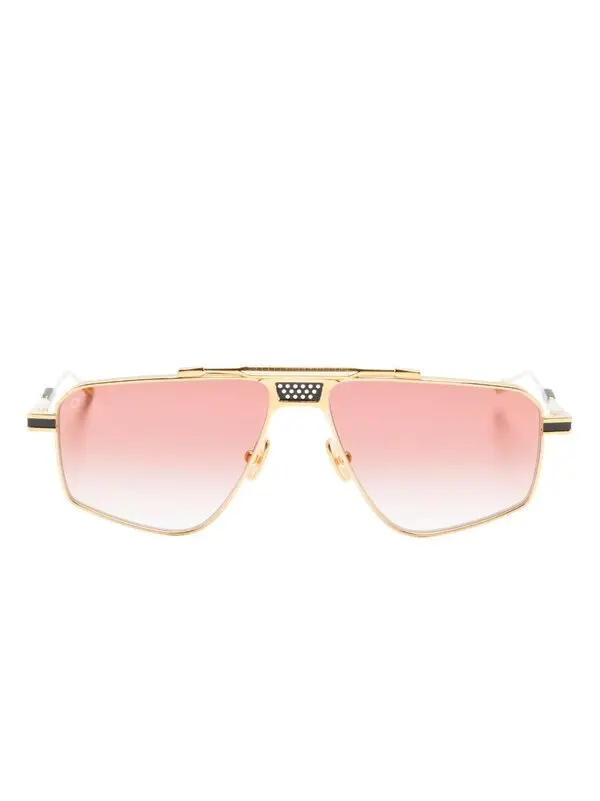 T HENRI EYEWEAR Drophead Navigator Sunglasses - Gold