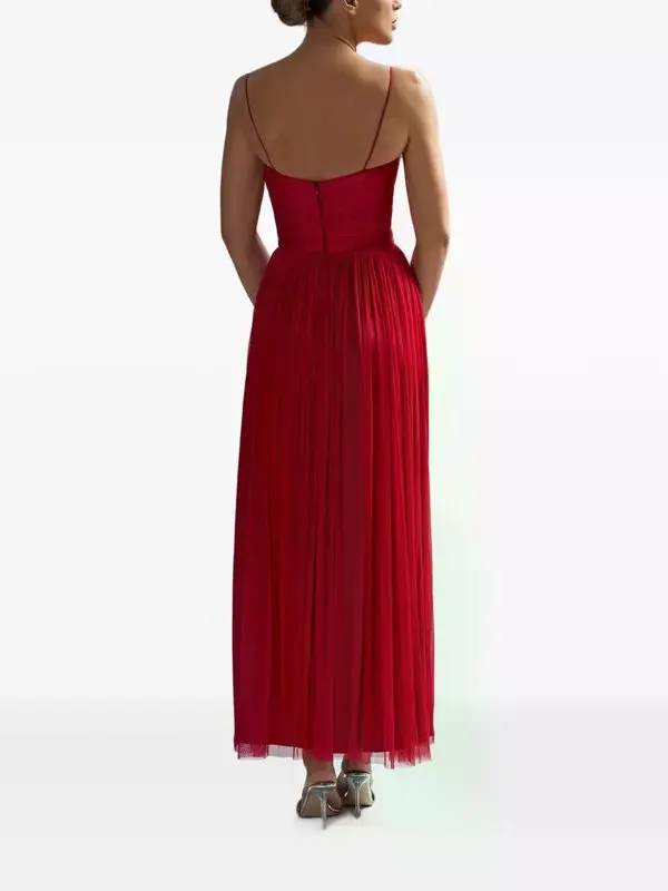 CRISTALLINI Hestia Midi Dress - Red