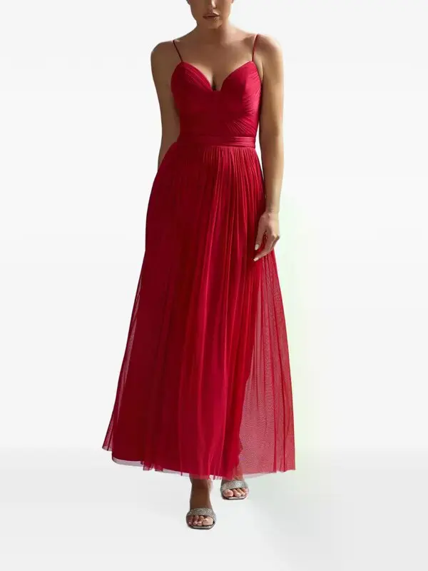 CRISTALLINI Hestia Midi Dress - Red