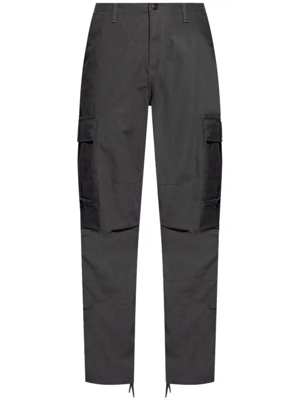 Carhartt Work In Progress Straight Leg Cargo Trousers - Grey