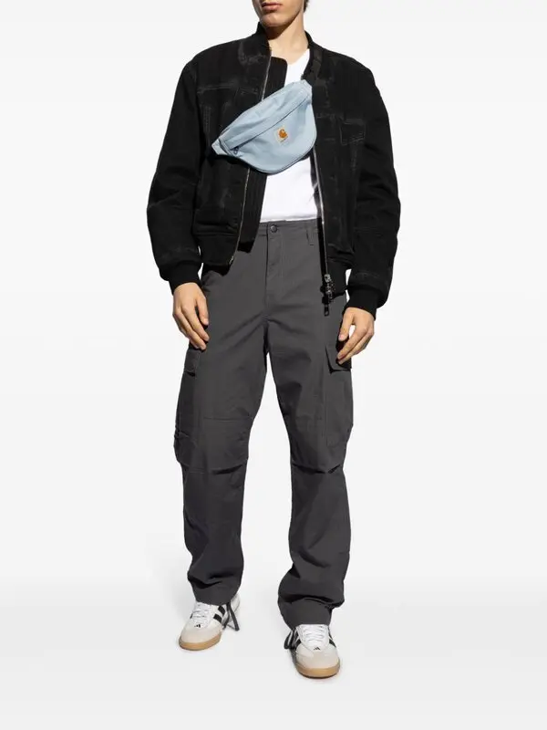 Carhartt Work In Progress Straight Leg Cargo Trousers - Grey