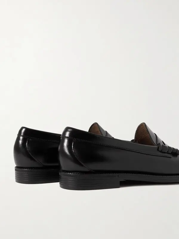 G.H. BASS & CO. Easy Weejuns Larson Glossed-leather Penny Loafers