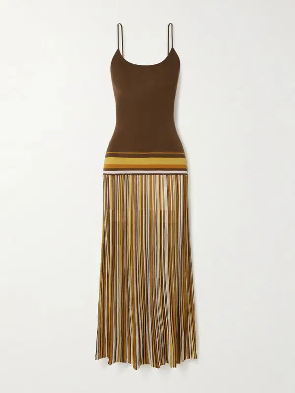 chinese dress ladies Faithfull The Brand Citara Maxi Dress in Cocoa – Coco & Lola main image 1
