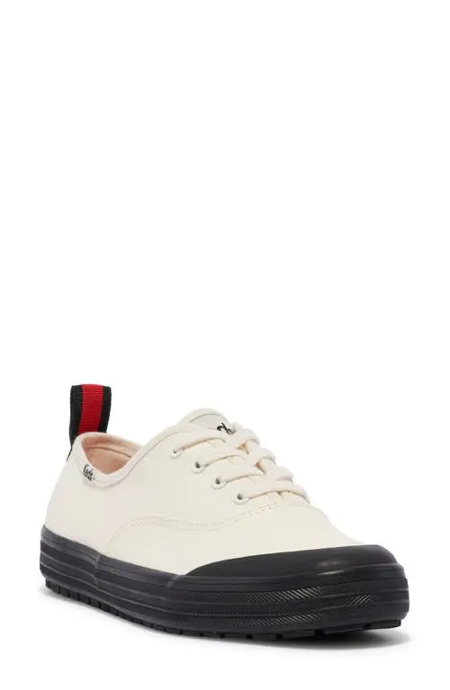 Keds® Champion Toe Rand Sneakers - White/black