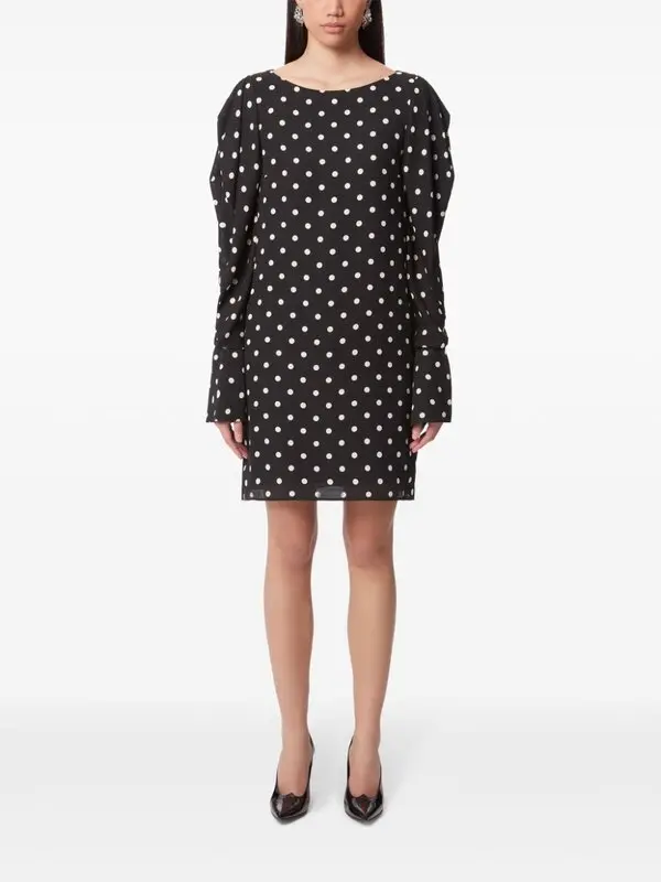 Nina Ricci Polka-dot Print Shift Dress