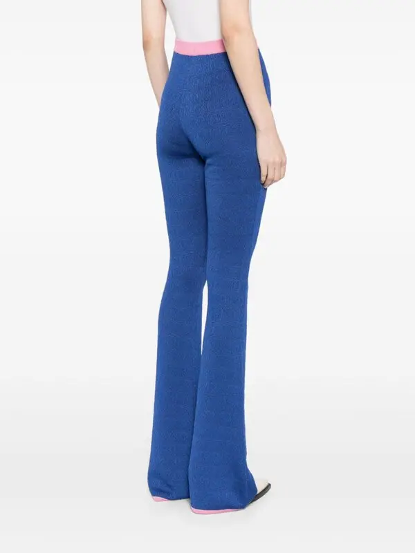 Bally Patterned Jacquard Flared Trousers