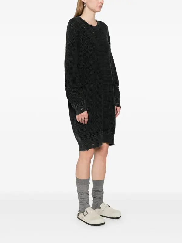 distressed knitted dress Our Solid Distressed Sweater Dress is such a vibe