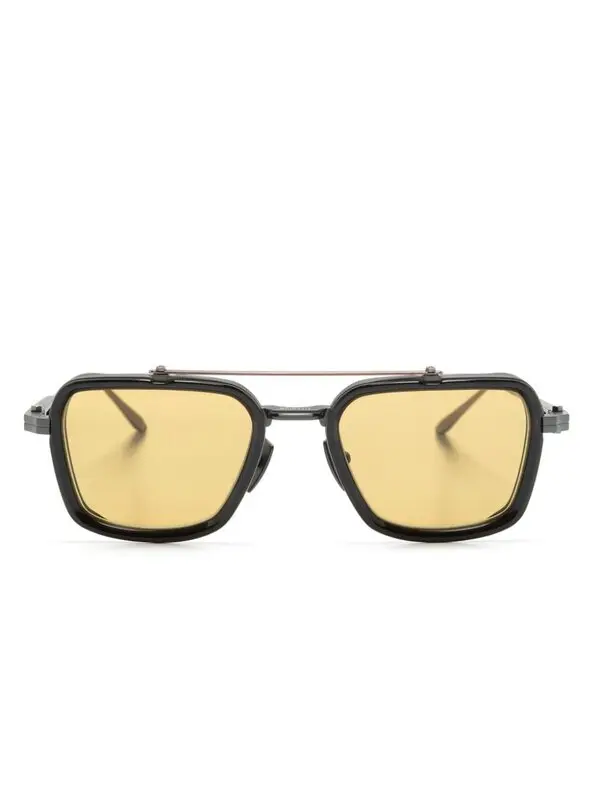 AKONI Solis Pilot Sunglasses - Black