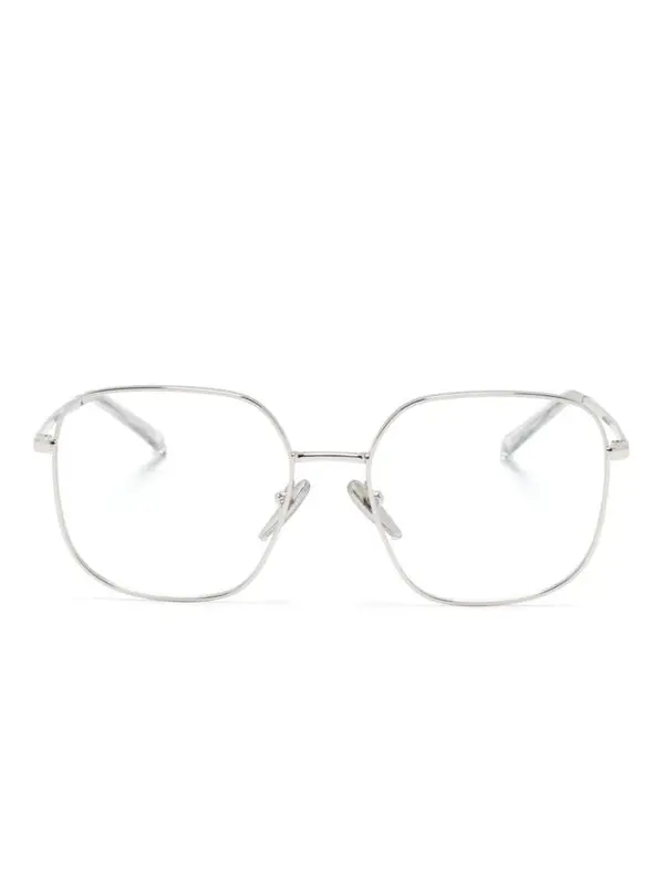 Prada Square-frame Glasses - Silver