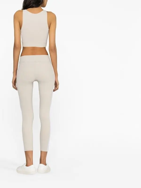 Palm Angels Logo-print Cropped Tank Top