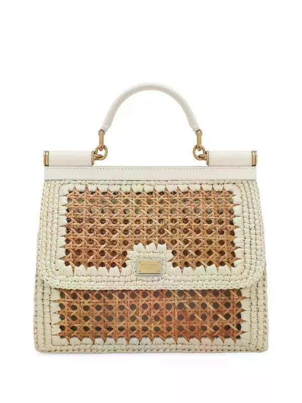 Dolce & Gabbana Large Sicily Bag - Neutrals