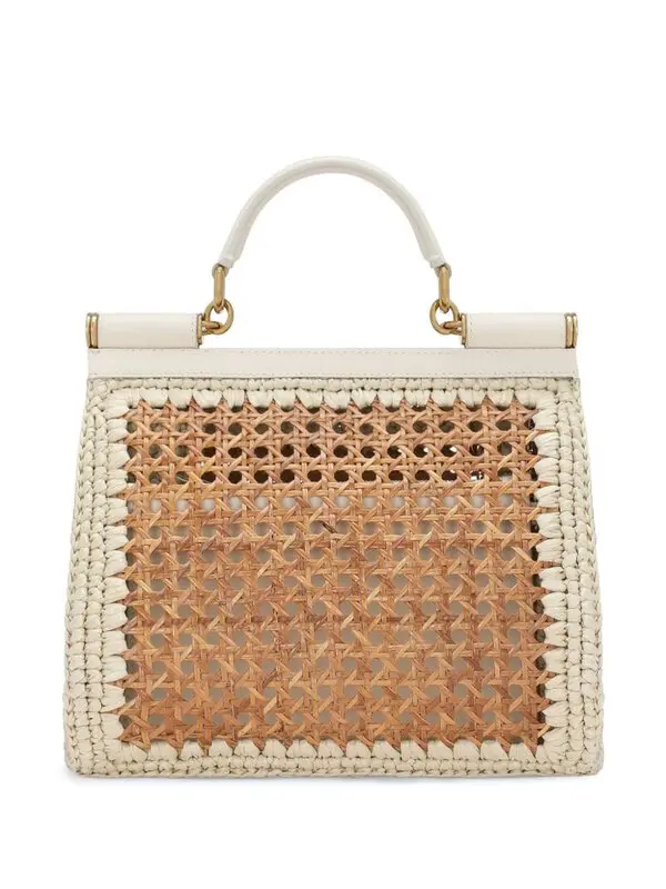 Dolce & Gabbana Large Sicily Bag - Neutrals
