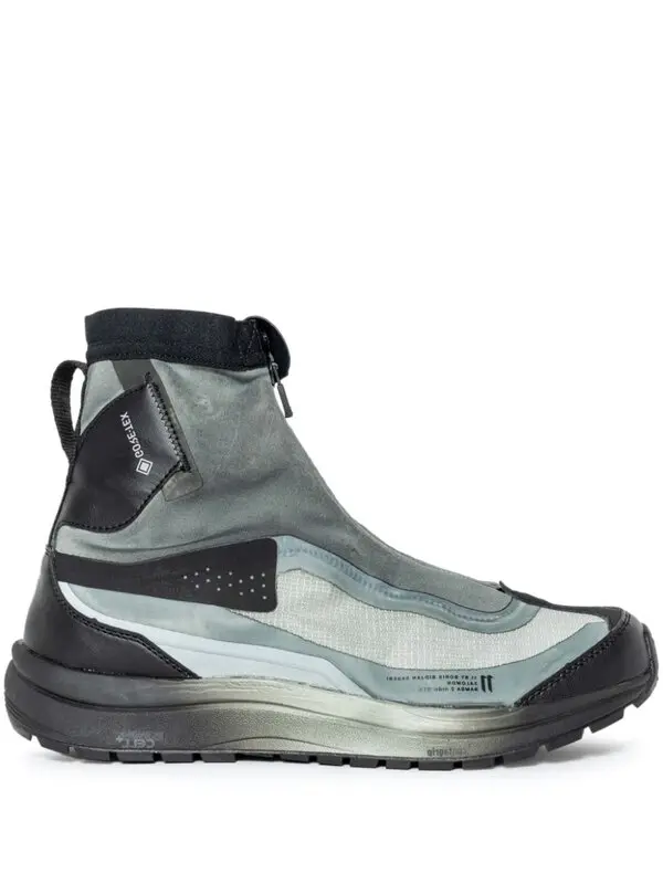 Boris Bidjan Saberi 11 Zip-up Hi-top Sneakers - Grey