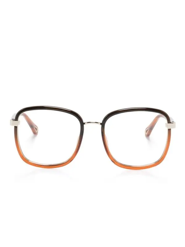 Chloé Square-frame Glasses - Brown