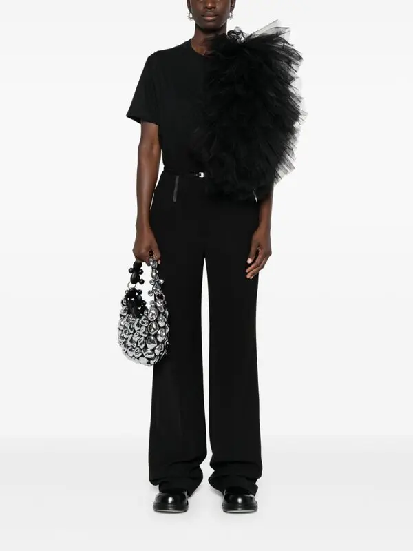 Alchemy Fashions X Lia Aram Ruffled T-shirt - Black